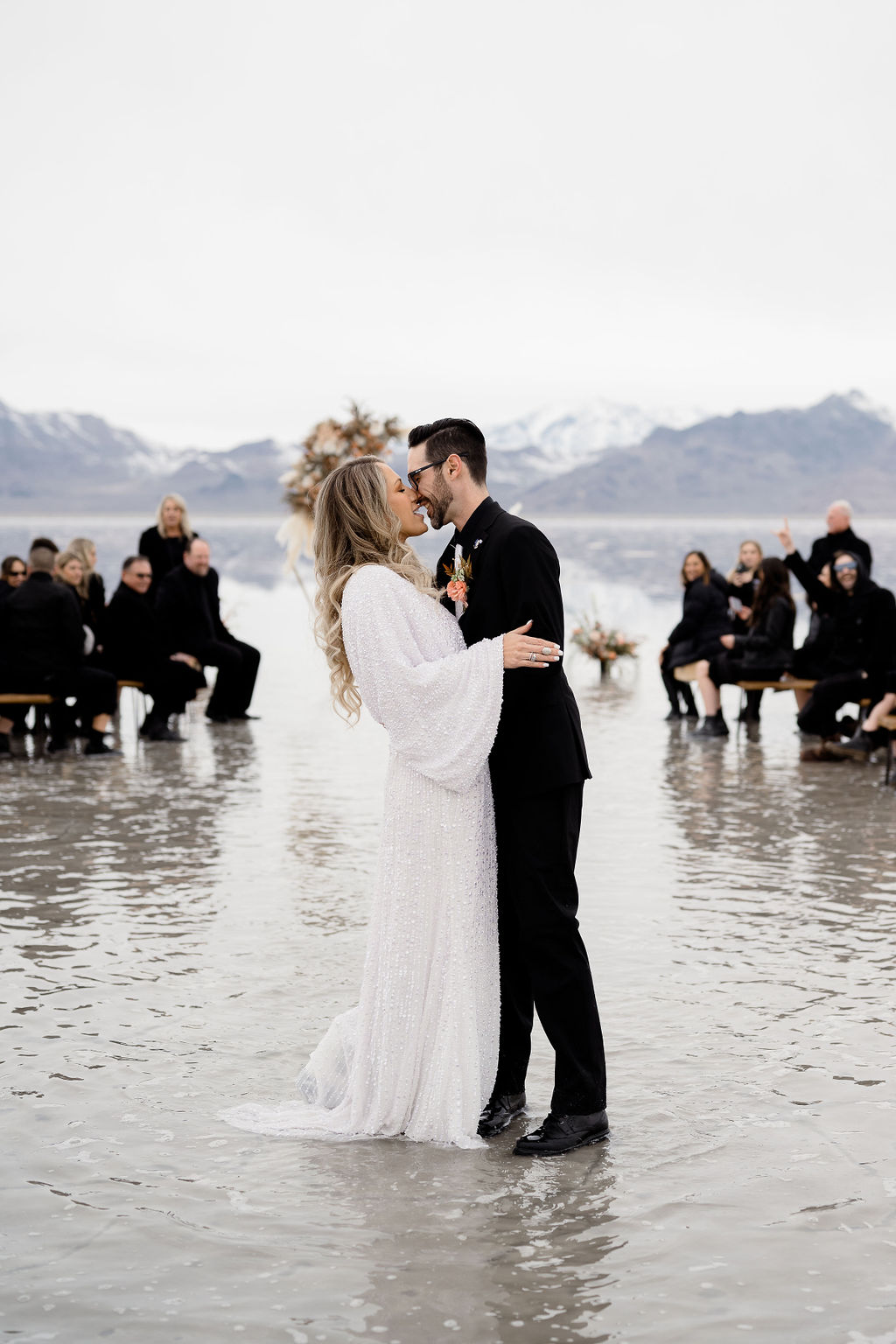 Flooded Salt Flats Wedding - beccaphoto.co